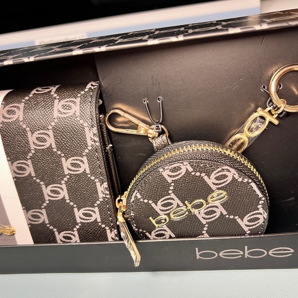 bebe | Bags | Brand New Bebe Set Rina Crossbody Gift Set Coin Purse Key Chainobs 2 Models | Poshmark
